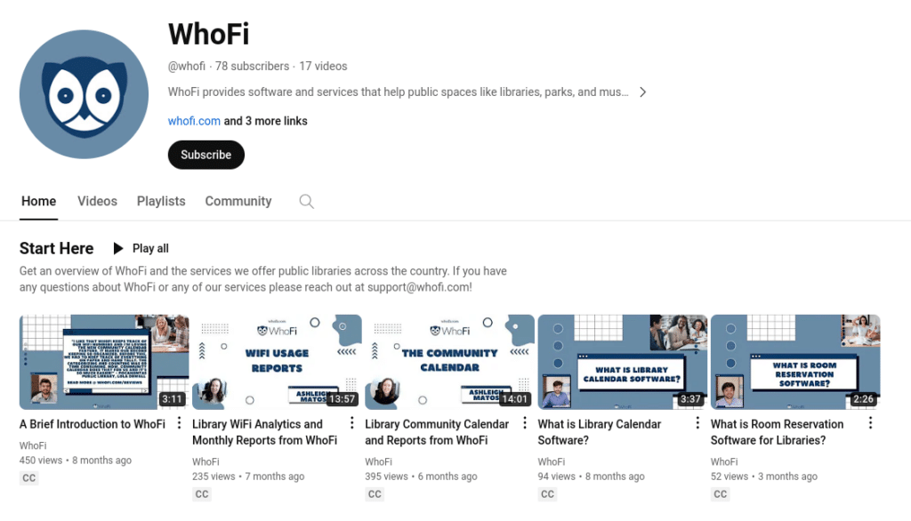 Libraries Software Services - WhoFi