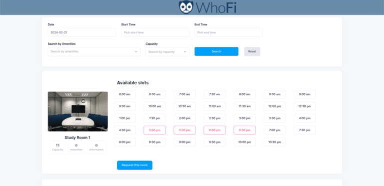 WhoFi - Library and Community Space Software